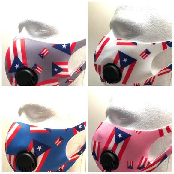 Handmade | Accessories | Puerto Rico Face Mask Bundle Set Of 5 Rican ...